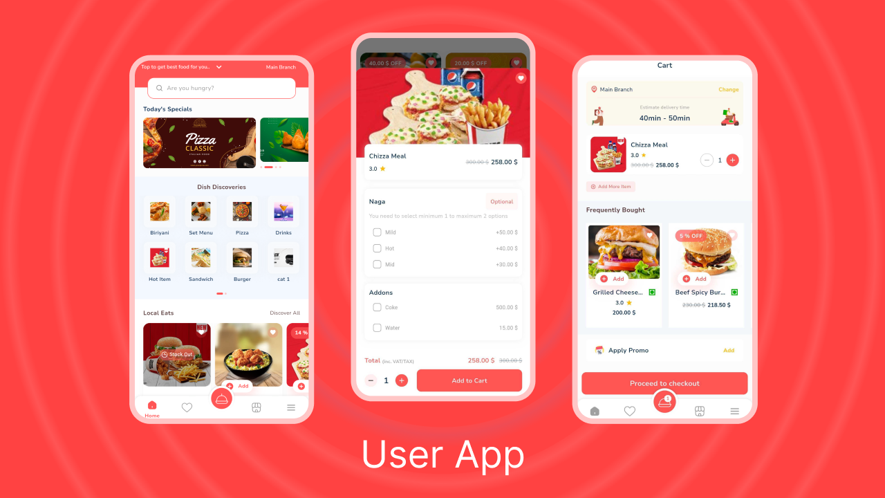 eFood - Food Delivery App with Laravel Admin Panel + Delivery Man App by sixamtech